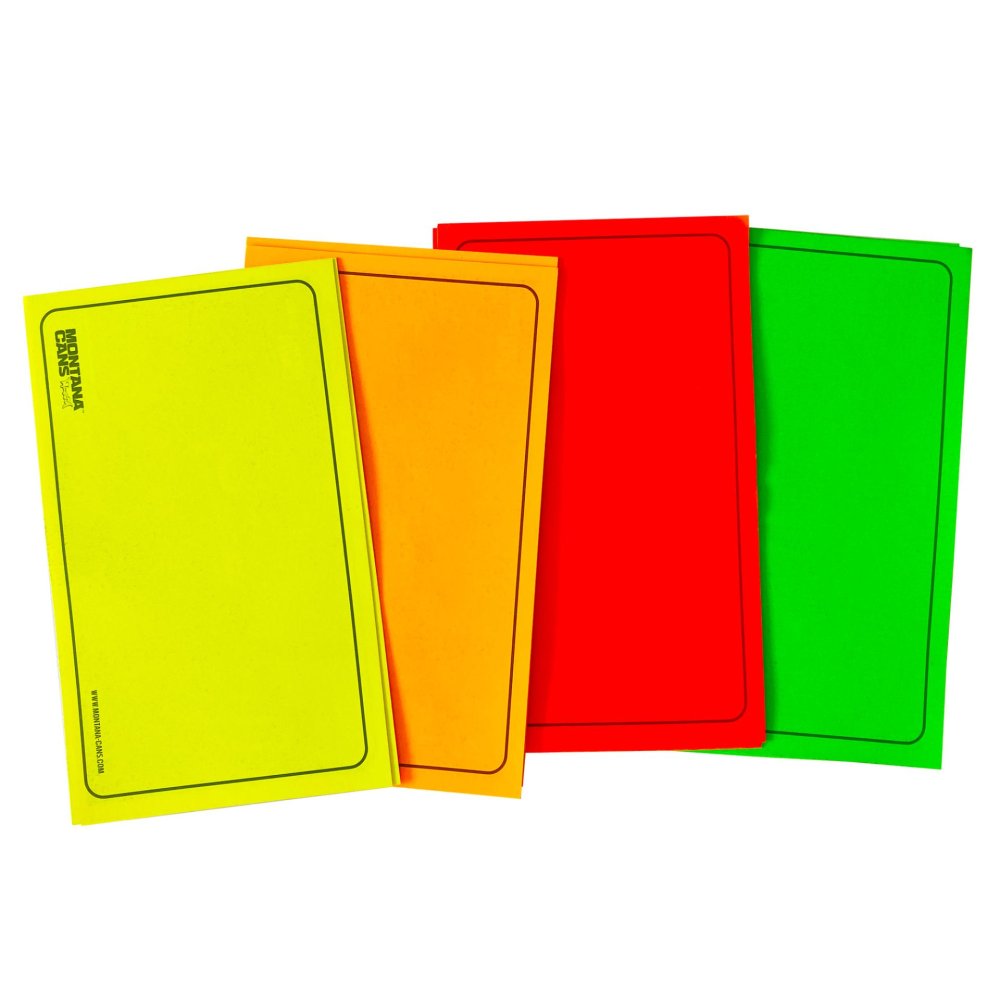 Montana Neon Blank Sticker Pack :: GRAFF SHOP